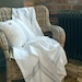 Linen Throw 320 GSM Heavy Weight Linen Throw Striped Throw Softened ...