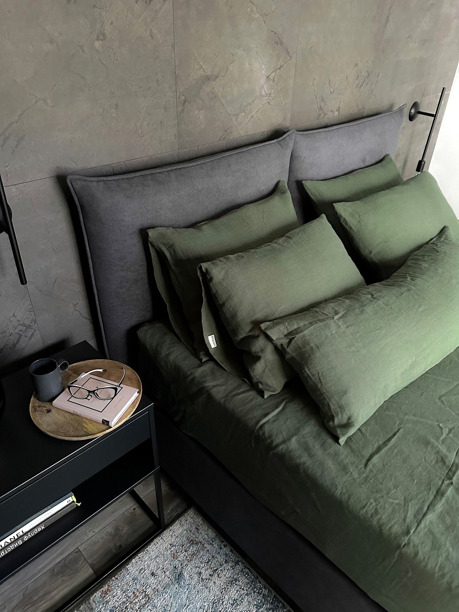 100 % HEMP Pillowcase, Stonewashed Bed Pillowcases, Envelope Closure ...