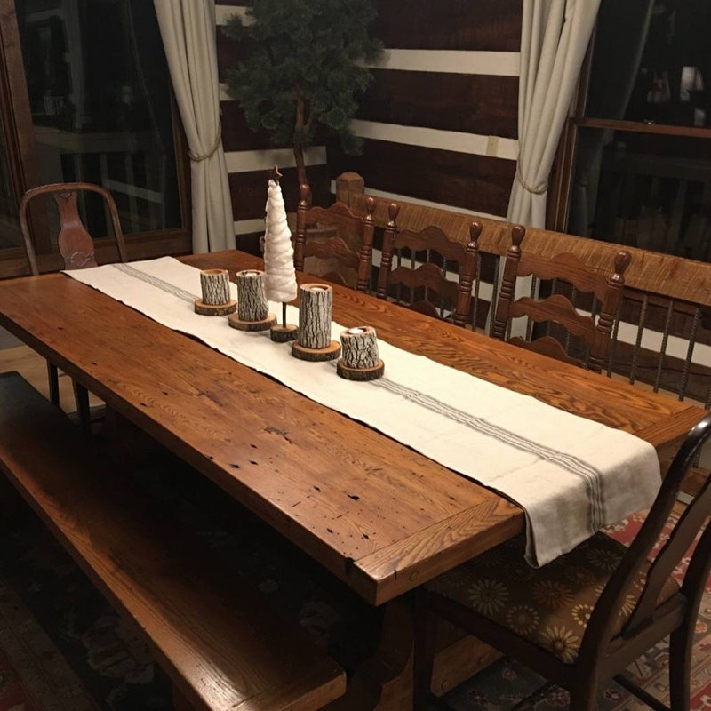 Rustic Table Runner - Etsy