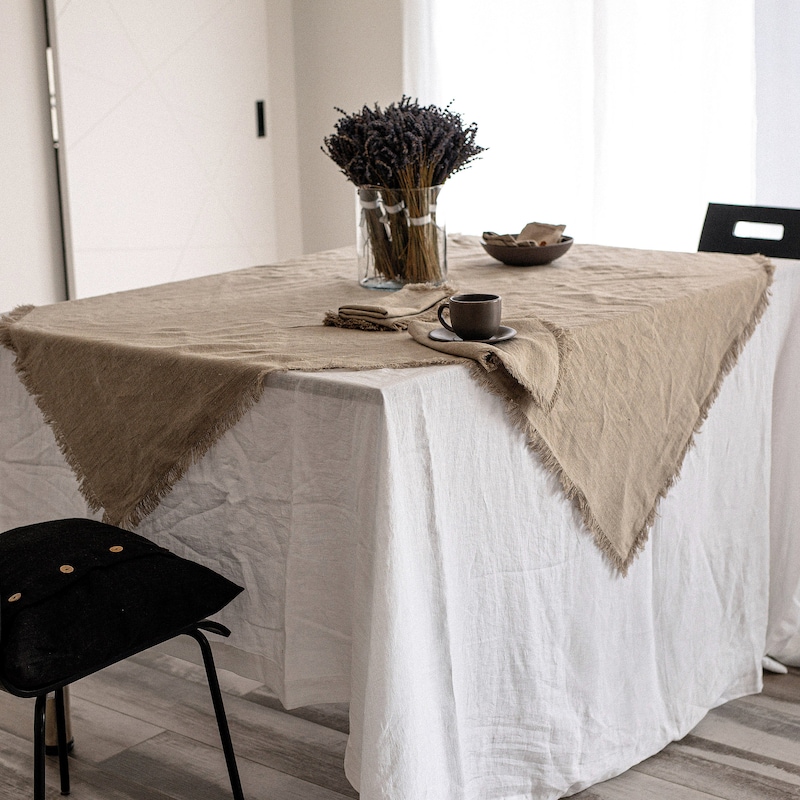 Burlap Table Cloth - Etsy