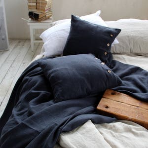 Linen Throw Blanket / Heavy Weight Linen Blanket / Softened Thick Linen ...