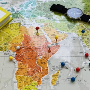 Unique Wedding Gift for Couple Scratchable Travel Map With - Etsy UK