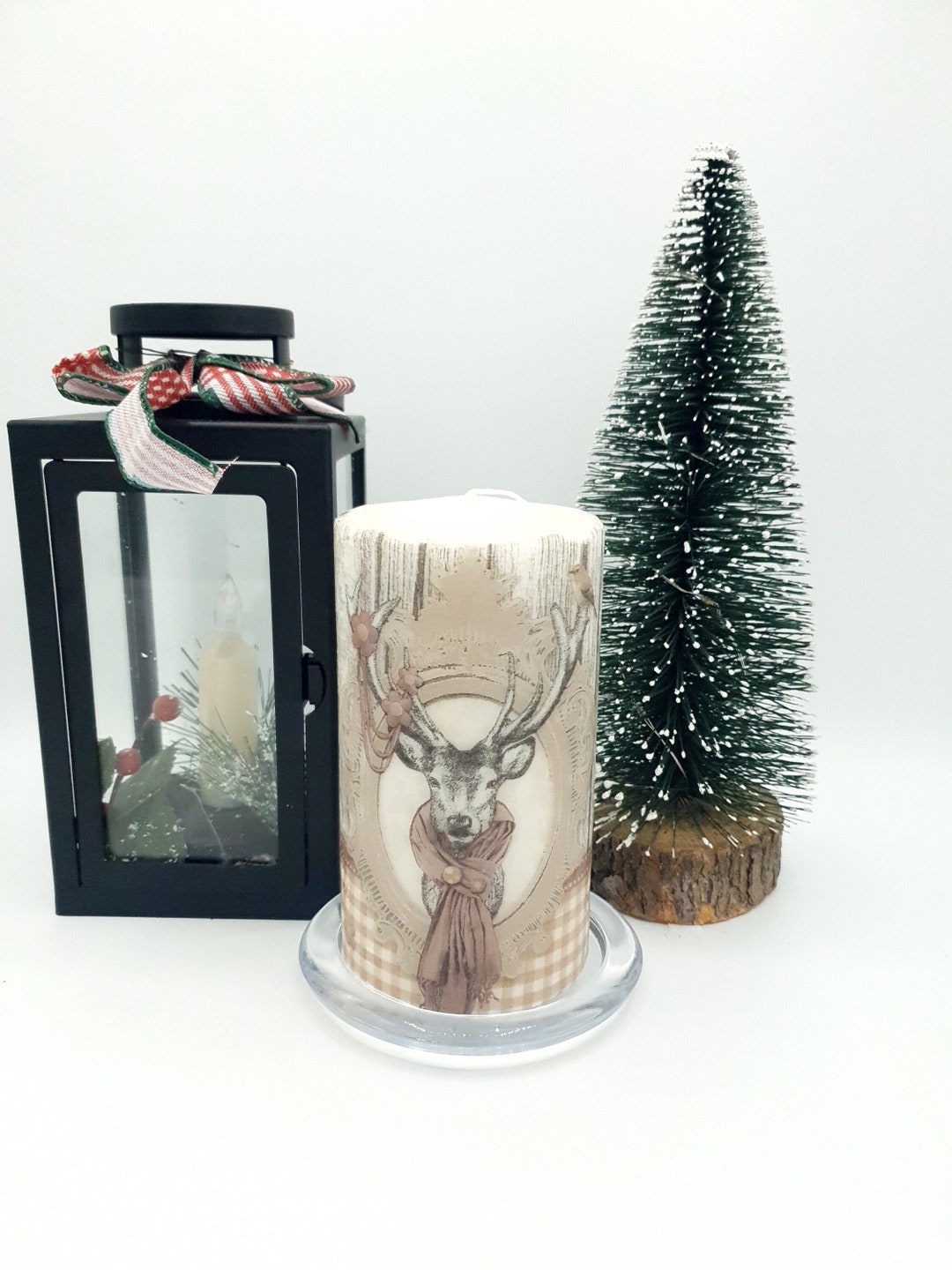 Deer Decorative Pillar Candles, Gifts for Her - Etsy