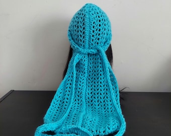 Lacy Crochet Headwrap | Lacy Crochet Durag | Boho Chic & Handmade ...