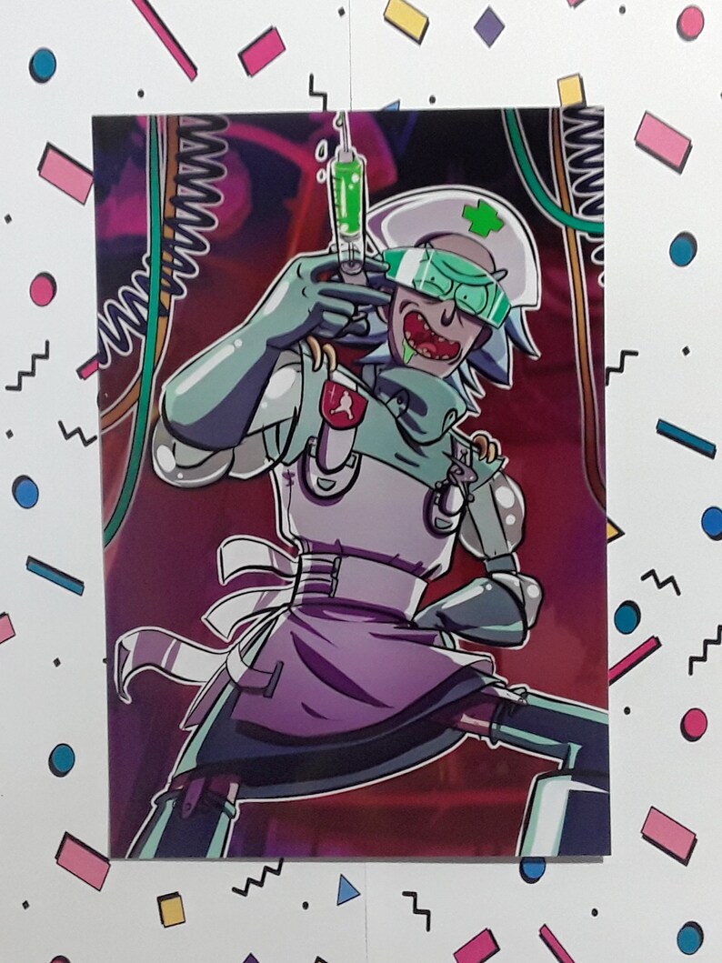 Rick and Morty: Surgeon Rick Mini Print 4x6 Rick Sanchez | Etsy