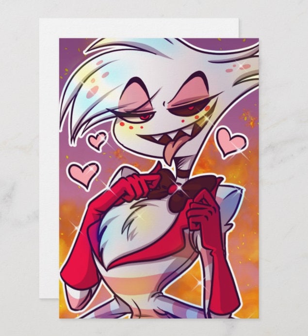 Hazbin Hotel: Angel Dust Mini Print 4x6 - Etsy