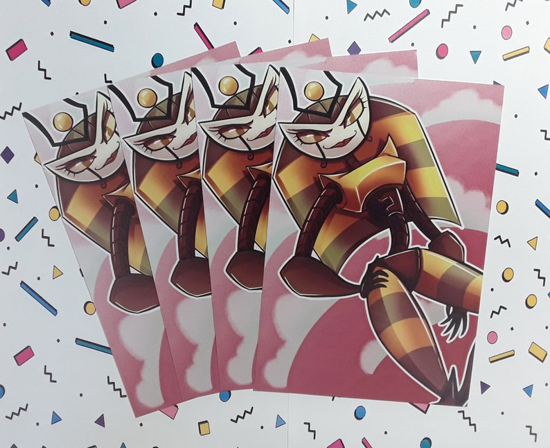 My Life as a Teenage Robot: Vexus Mini Print 4x6 | Etsy