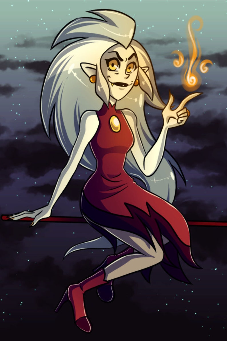 The Owl House: Eda the Witch Mini Print 4x6 Eda Clawthorne - Etsy