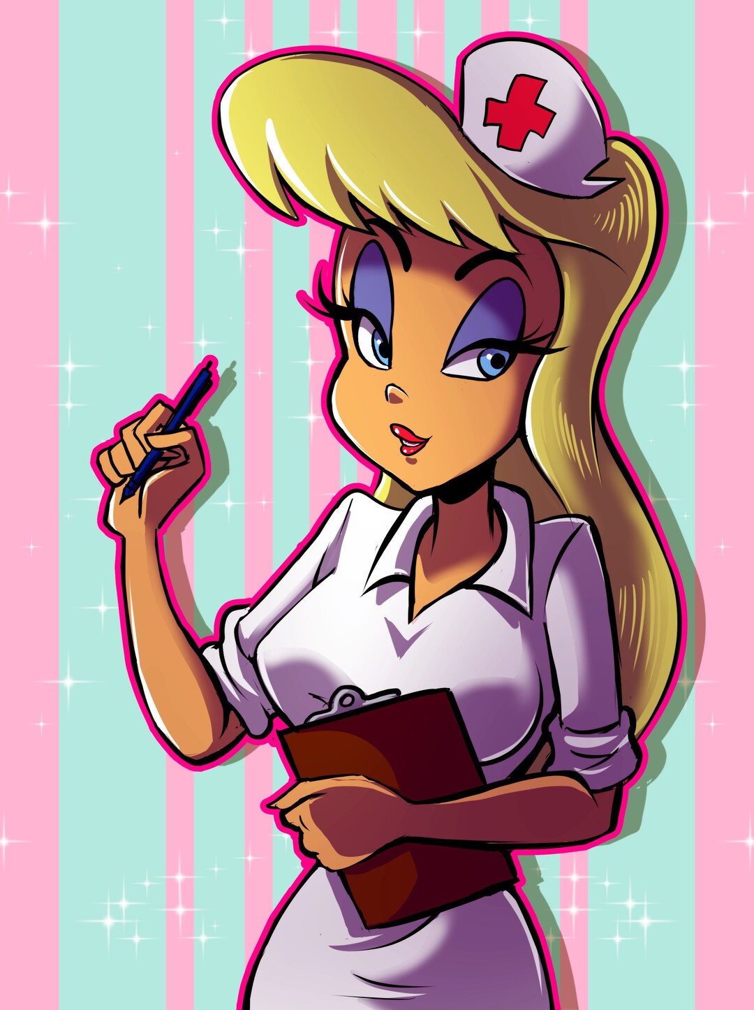 HELLOOO NURSE: Animaniacs | 4x6 Mini Print | Hello Nurse | 90s Cartoons ...