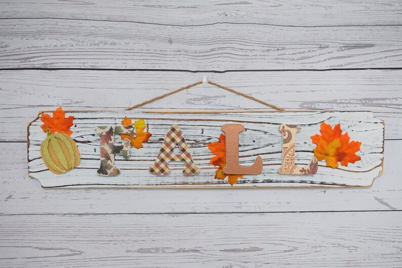 Fall Welcome Sign Wall Art Wooden Sign Home Decor Fall | Etsy