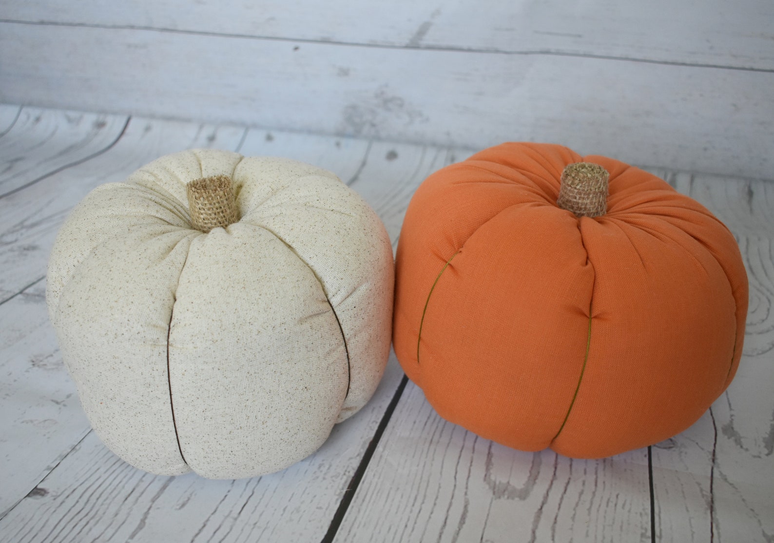 Fall Fabric Pumpkin - Large Size, Fall Decor, Pumpkin Decor, Fabric ...