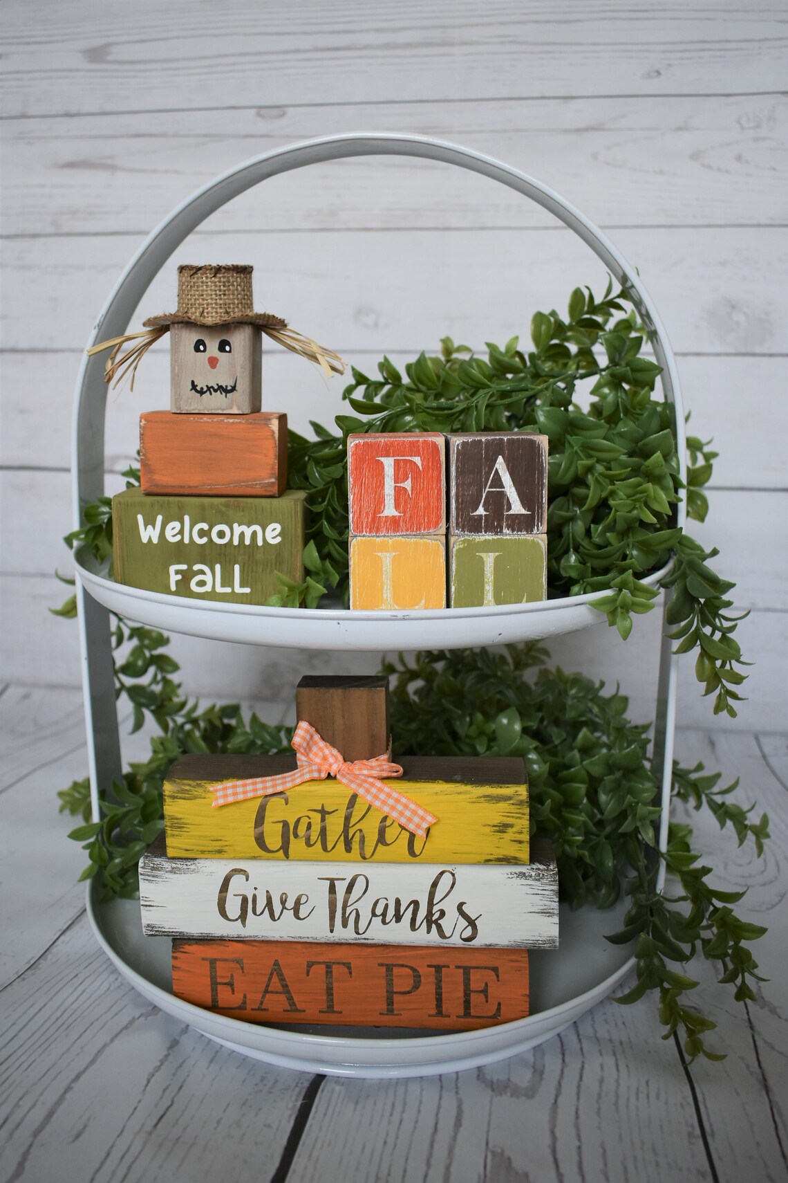 Fall Pumpkin Shelf Sitter Fall Pumpkin Wood Pumpkin Home - Etsy