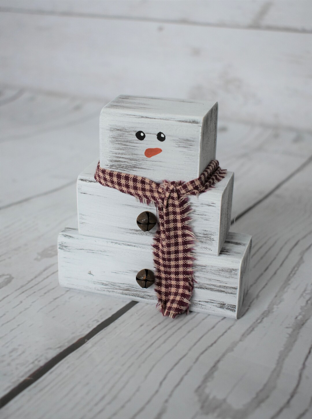 Wood Stack Snowman - Tiered Tray, Holiday Decor - Home Decor ...