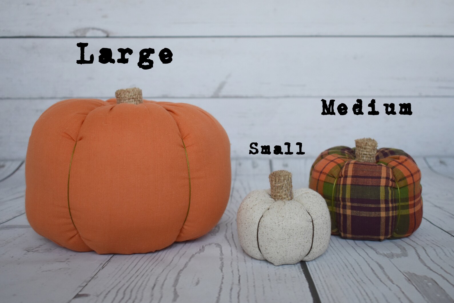 Fall Fabric Pumpkin - Large Size, Fall Decor, Pumpkin Decor, Fabric ...