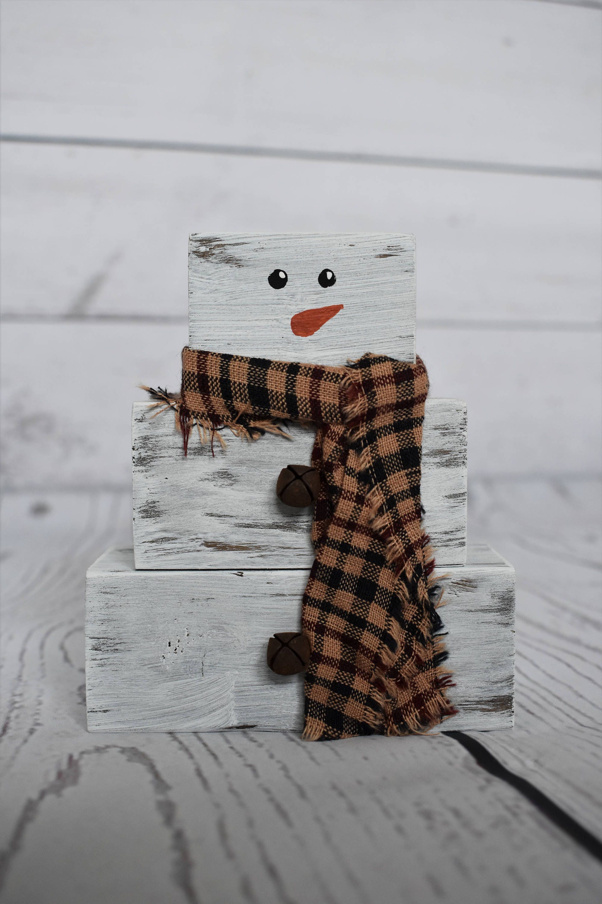 Wood Stack Snowman Tiered Tray Holiday Decor Home Decor | Etsy
