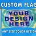 Custom Flag, Personalized, High School, College, House Divided, Garden ...