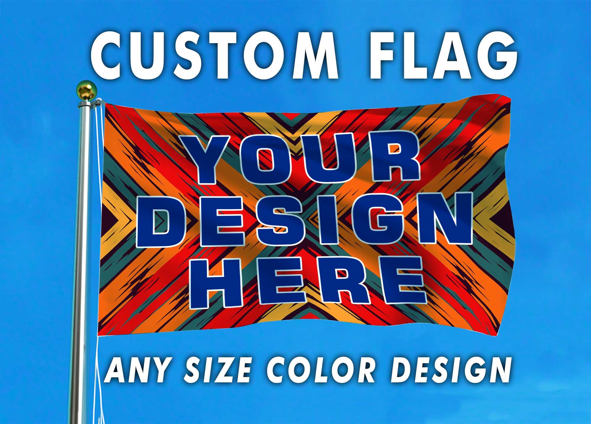 Custom Flag, Personalized, High School, College, House Divided, Garden ...