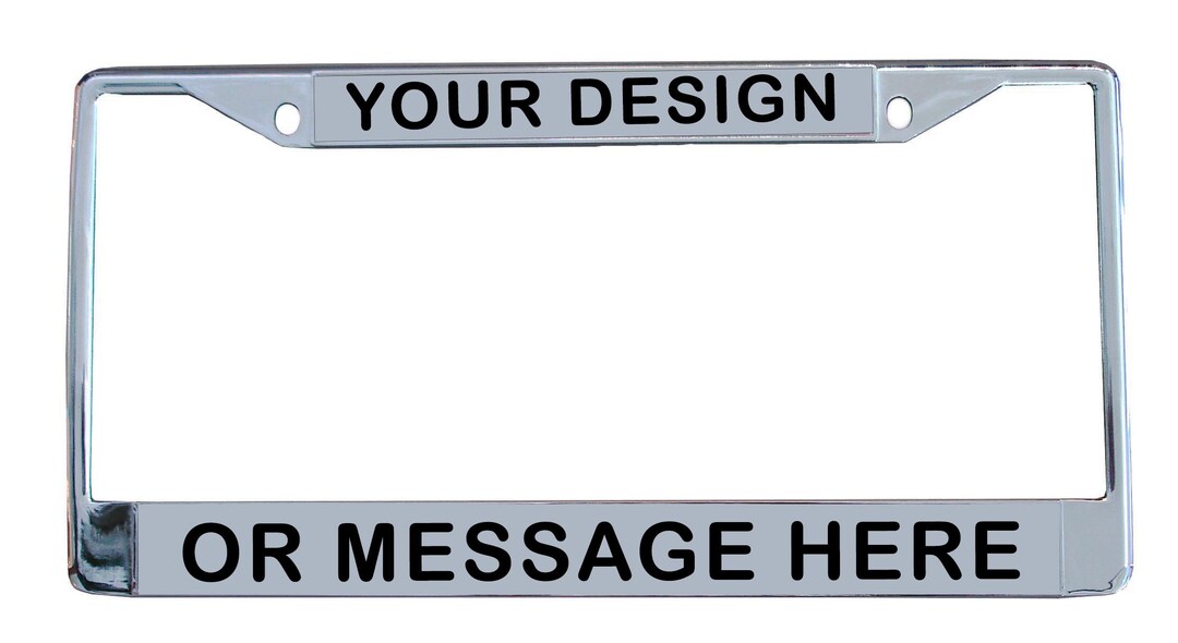 Personalized License Plate Frame - Etsy