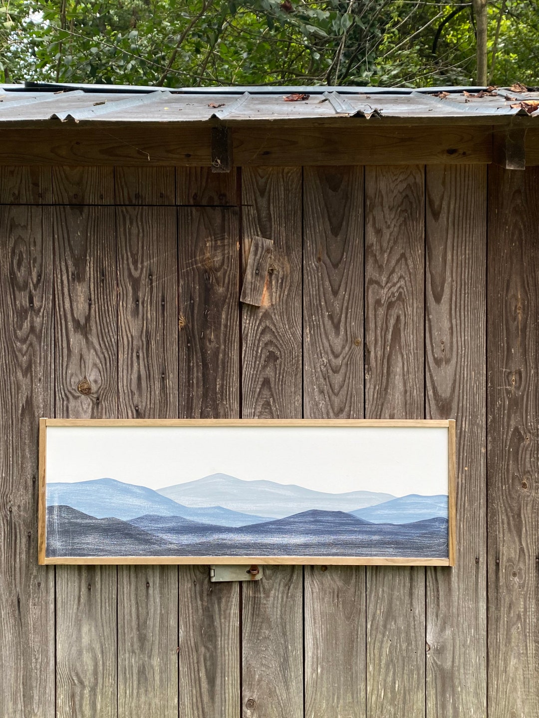 The Shorty | 3 FT Blue Ridge Mountain Wall Art | Wood Sign | Mountains ...
