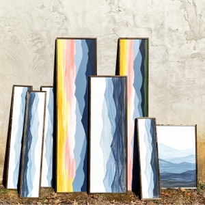 The Skinny Sunset | Blue Ridge Mountain Wall Art | | Home Decor | Decor ...