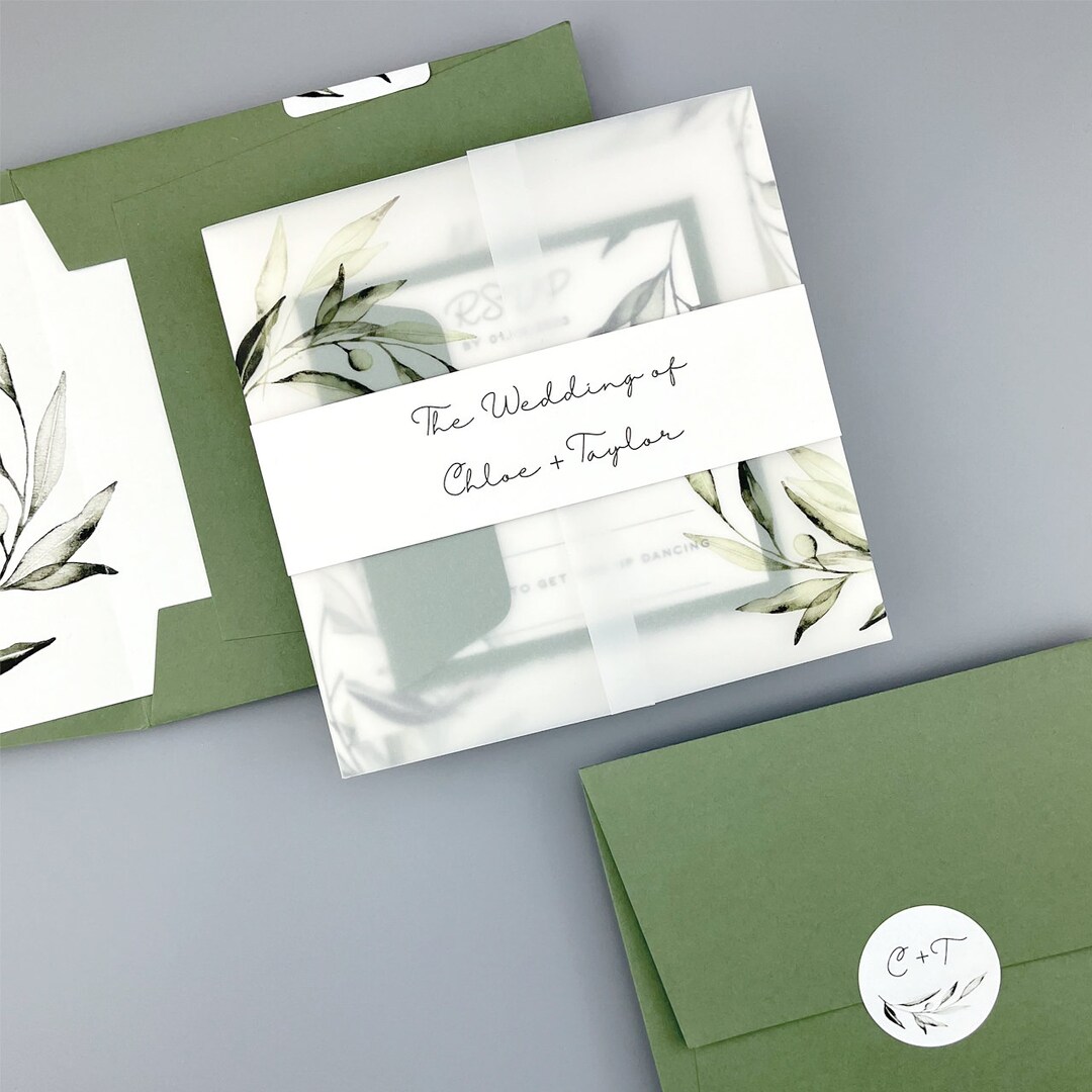 SAMPLE ONLY * Chloe Wedding and Evening Invitation With Printed Vellum ...