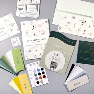 SAMPLE ONLY * Layla Trifold Wedding Invitation With Detachable RSVP ...