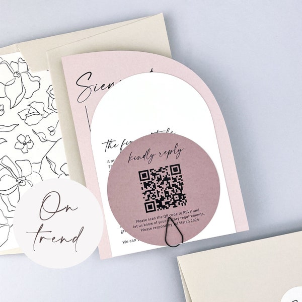 Recycled Wedding Invitation - Etsy UK