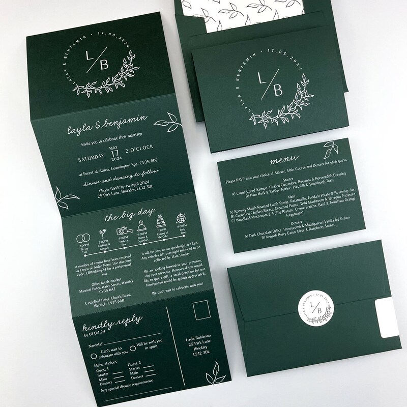 Trifold Invitations - Etsy