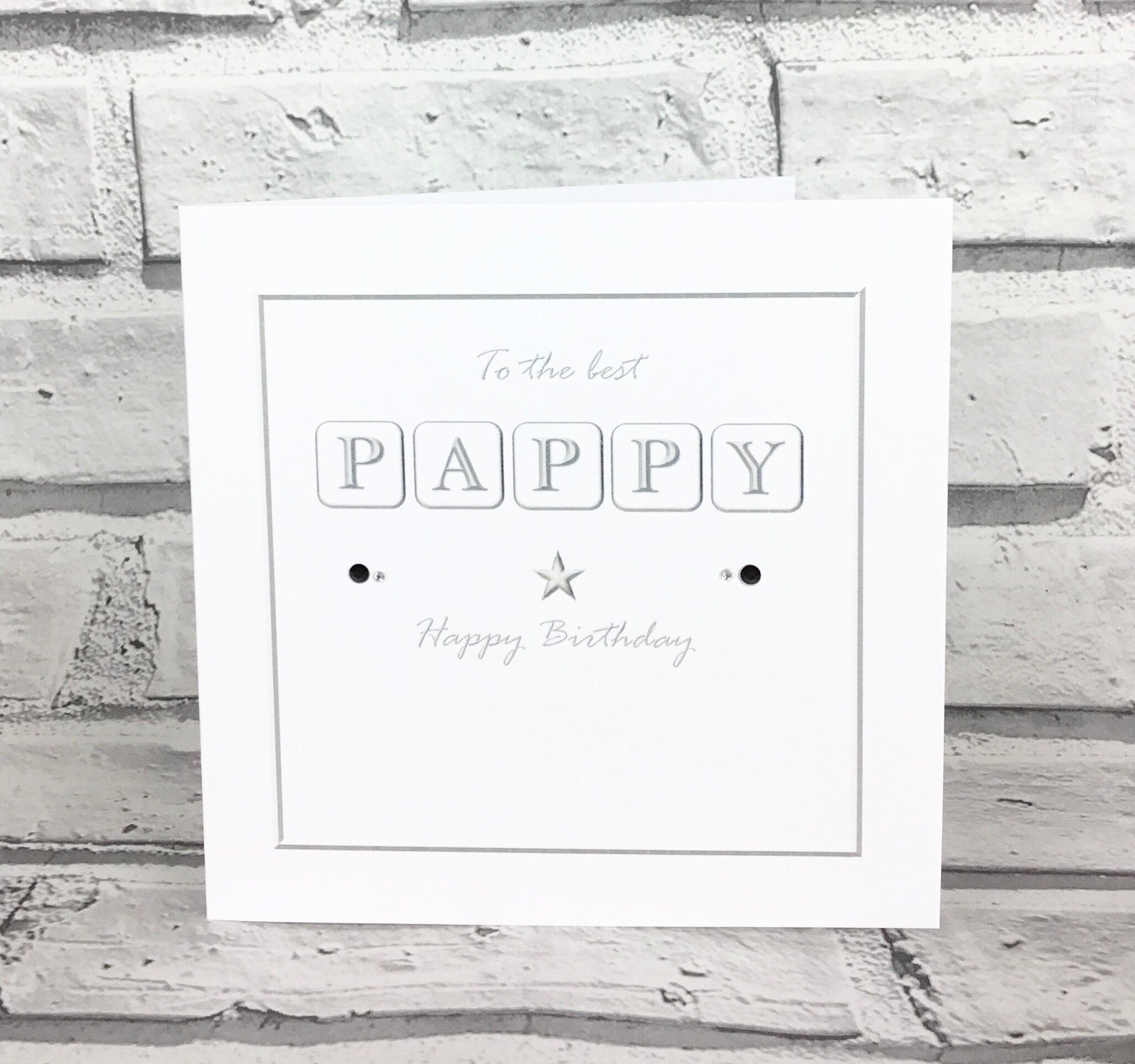 PAPPY BIRTHDAY Card Father's Day Card Personalised - Etsy UK