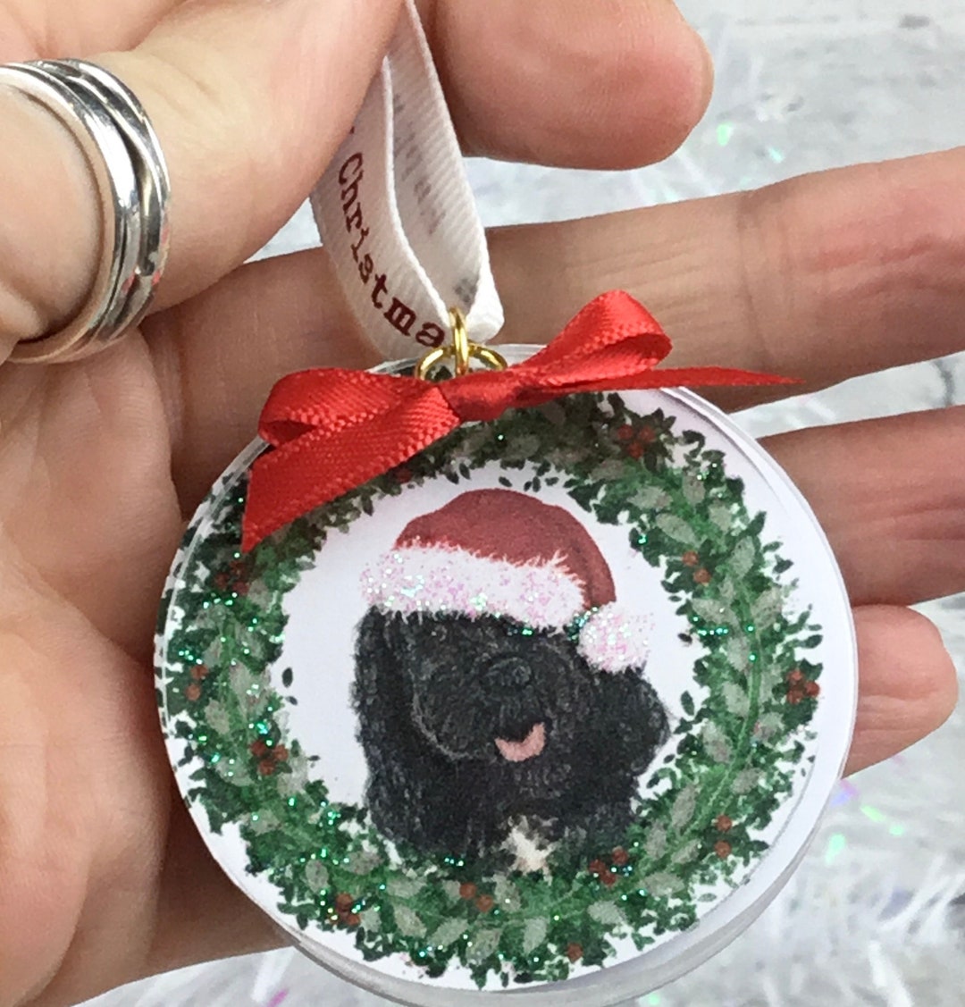 COCKERPOO Christmas Tree Decoration Black Cockerpoo Apricot Cockerpoo ...