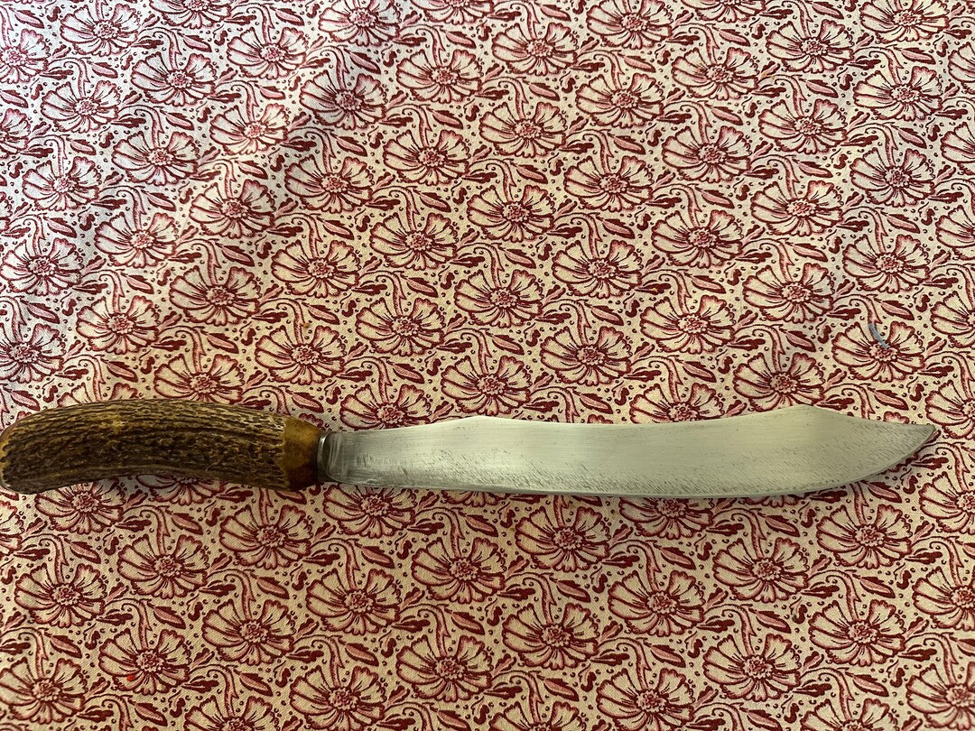 Vintage J. Russell Carving Knife With Stag Handle - Etsy