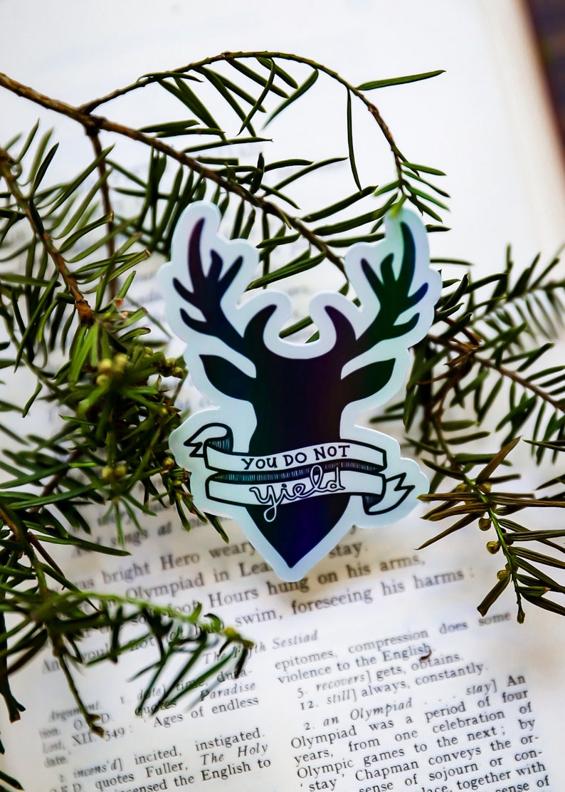 You Do Not Yield Sticker Inspired by TOG Kindle Accessory - Etsy
