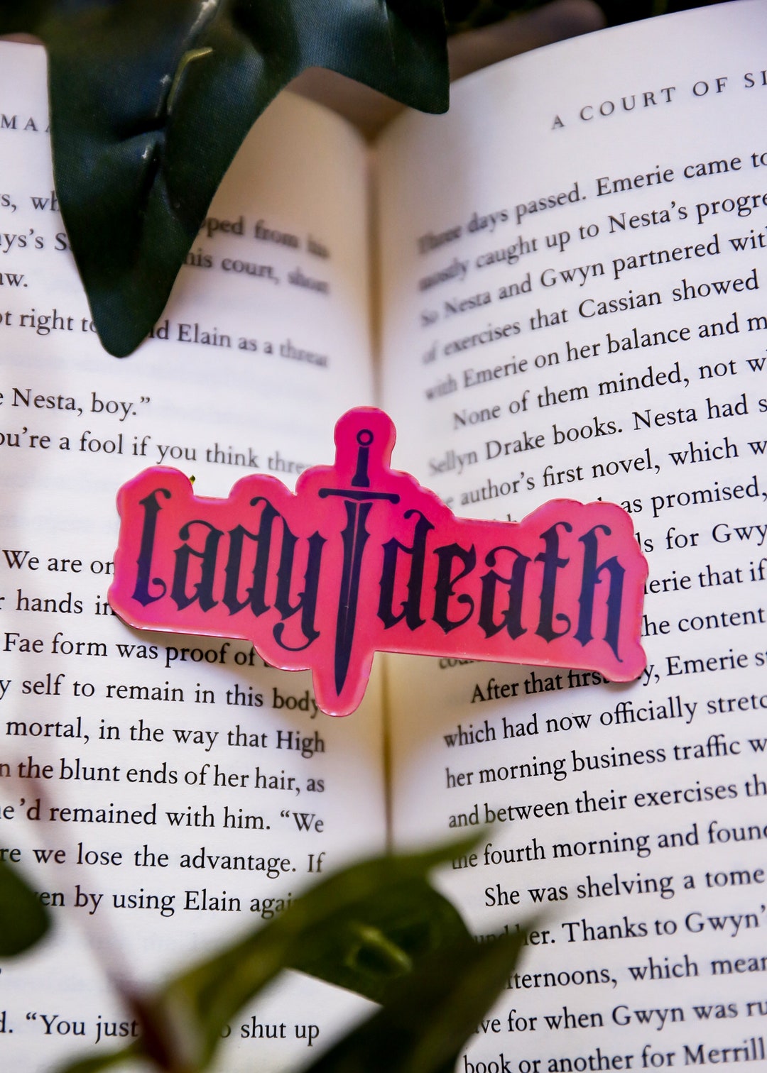 Lady Death Sticker Inspired by Nesta From ACOSF ACOTAR - Etsy