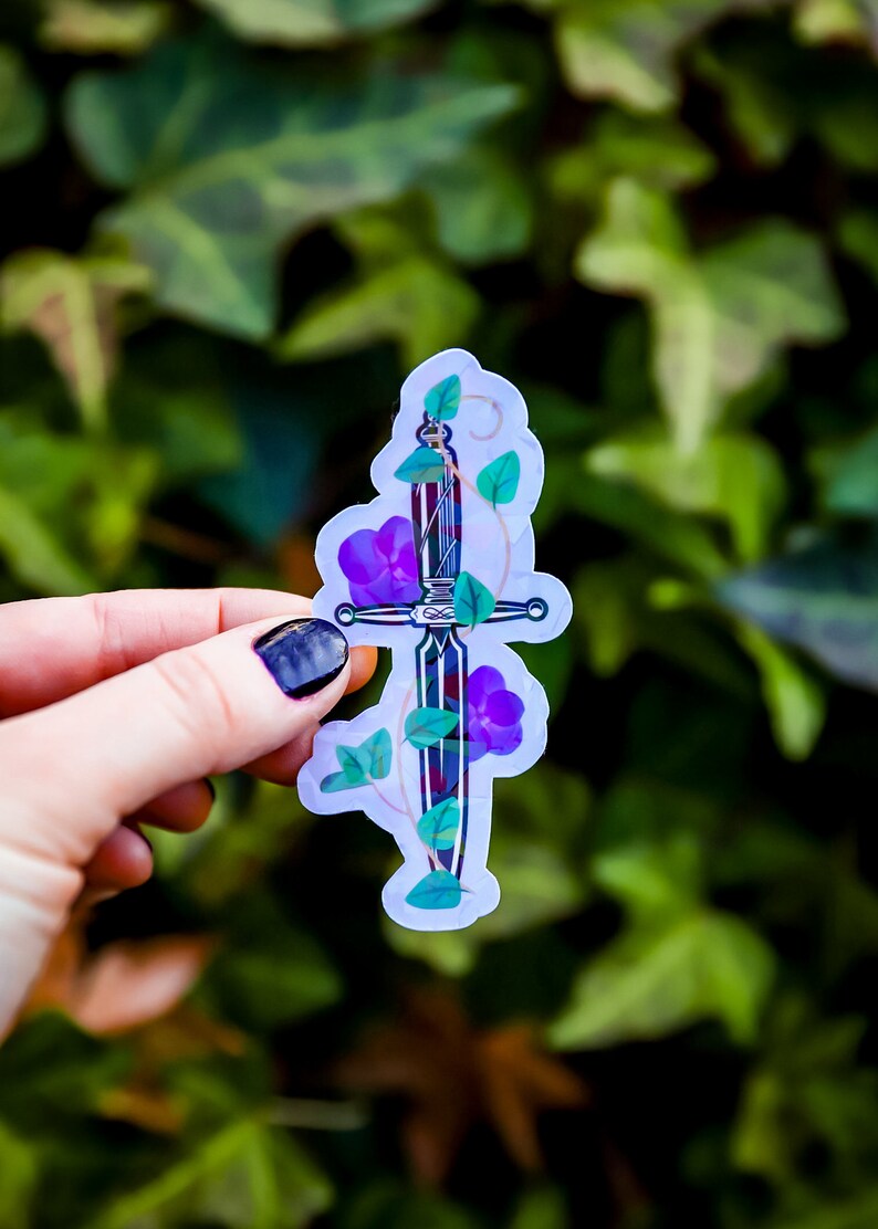 Violet's Dagger Sticker in Periwinkle Kindle Accessory - Etsy