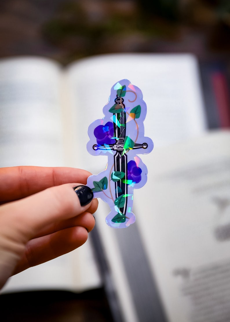 Violet's Dagger Sticker in Periwinkle Kindle Accessory - Etsy