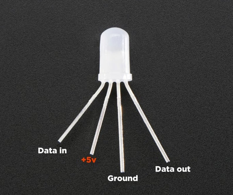 5mm Pixel Accent RGB Diffused - Etsy