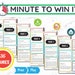 Minute to Win It Games, Family Reunion, Game Night, Birthday Party Game ...
