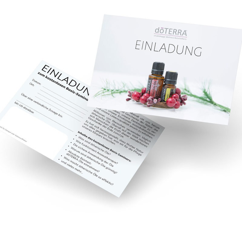 Doterra Invitation - Etsy