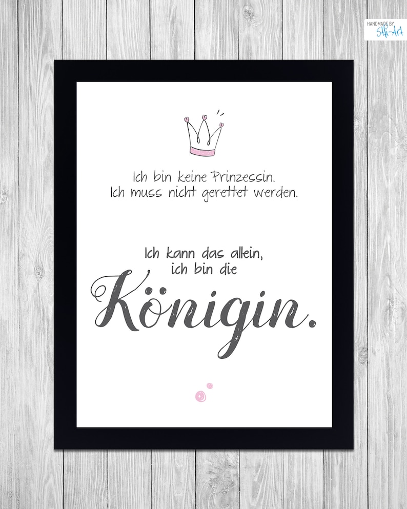 Bilderrahmen mit Text - Etsy.de