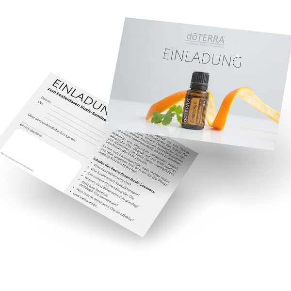 Doterra Invitation - Etsy