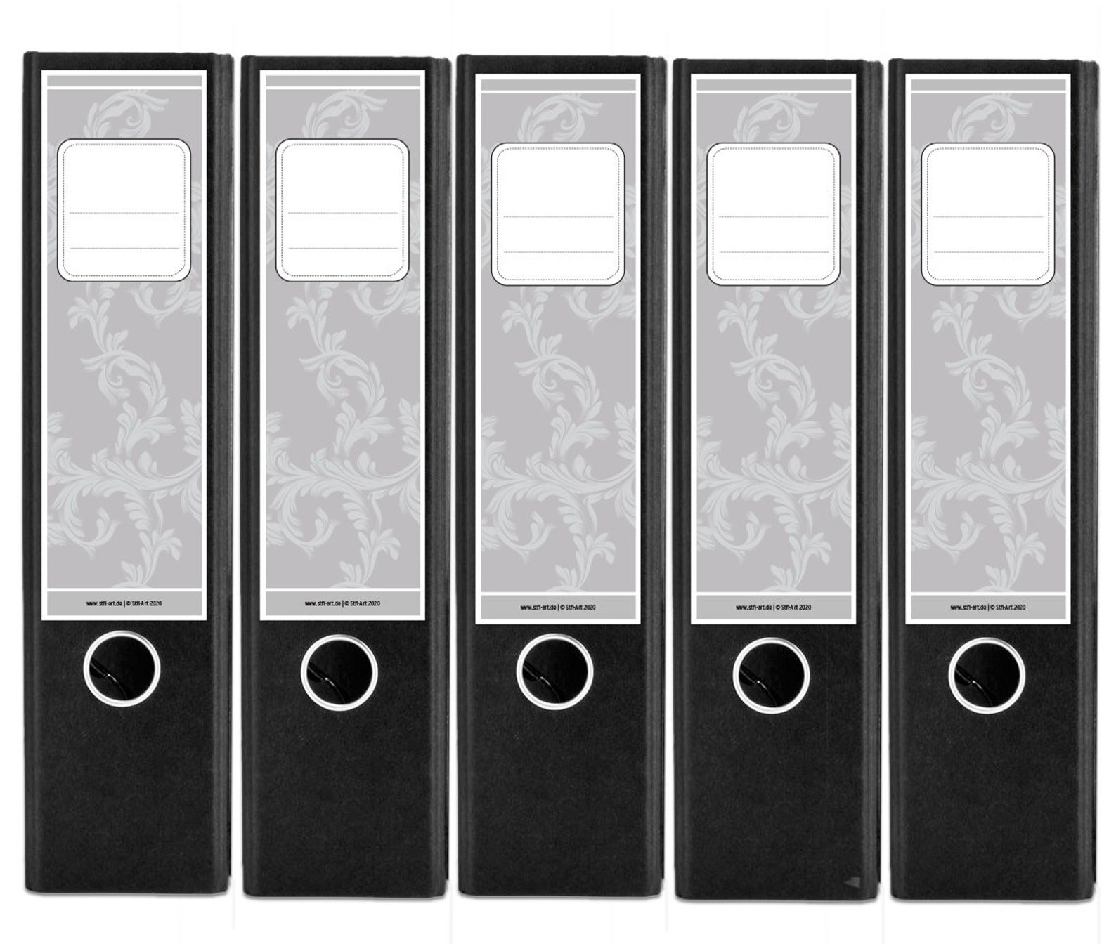 5 Folder Backs - Labels | 57 X 190 Mm - Etsy UK