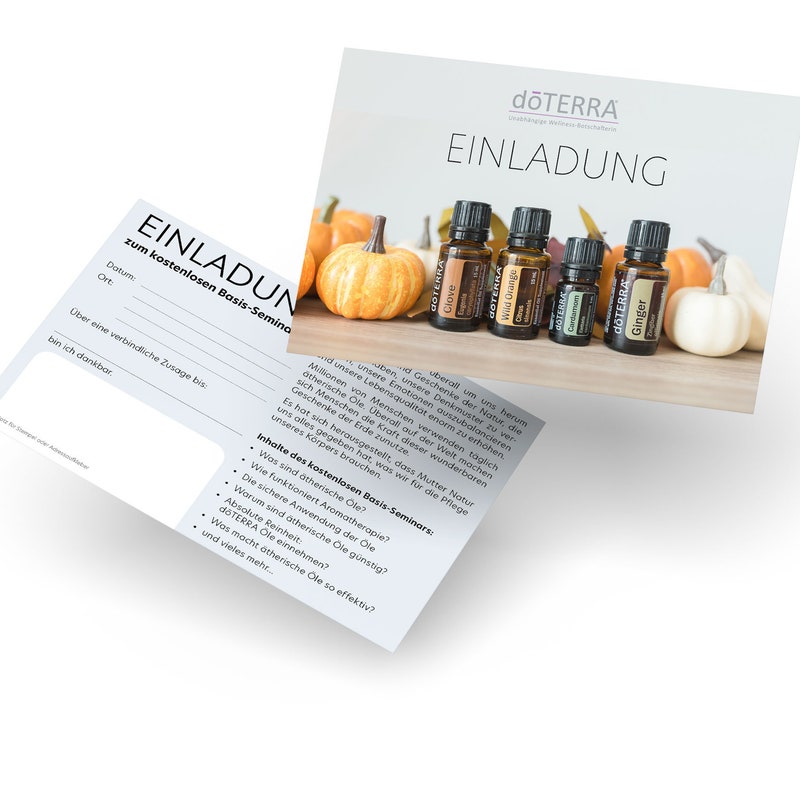 Doterra Invitation - Etsy