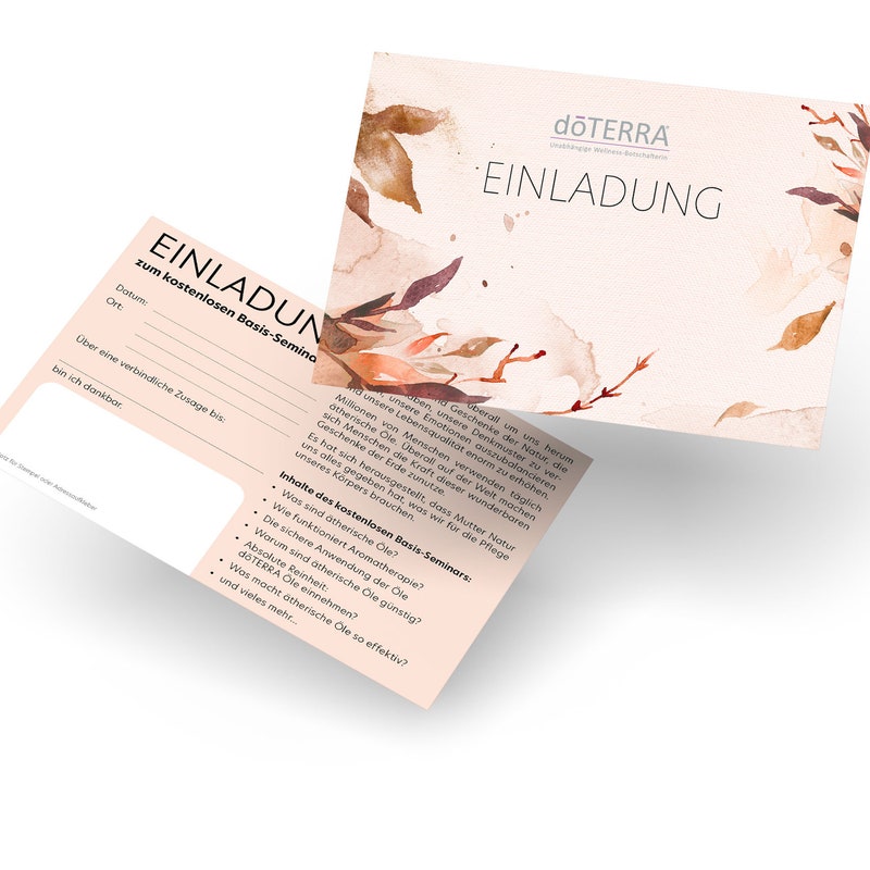 Doterra Invitation - Etsy