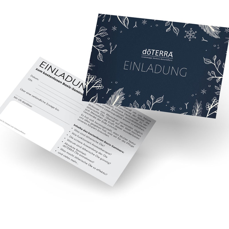 Doterra Invitation - Etsy
