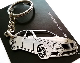 Mercedes key chain | Etsy