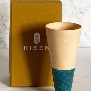Guinomi Sake Cup WAN Takaoka Brass Yamanaka Lacquerware TURQUOISE BLUE - Etsy