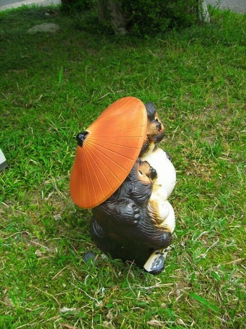 Tanuki Chinese Racoon Dog Shigaraki yaki ware Lovers Tanuki | Etsy