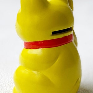 MANEKI NEKO Coinbank Japanese Lucky Cat TOKONAME Yaki Right Hand up ...