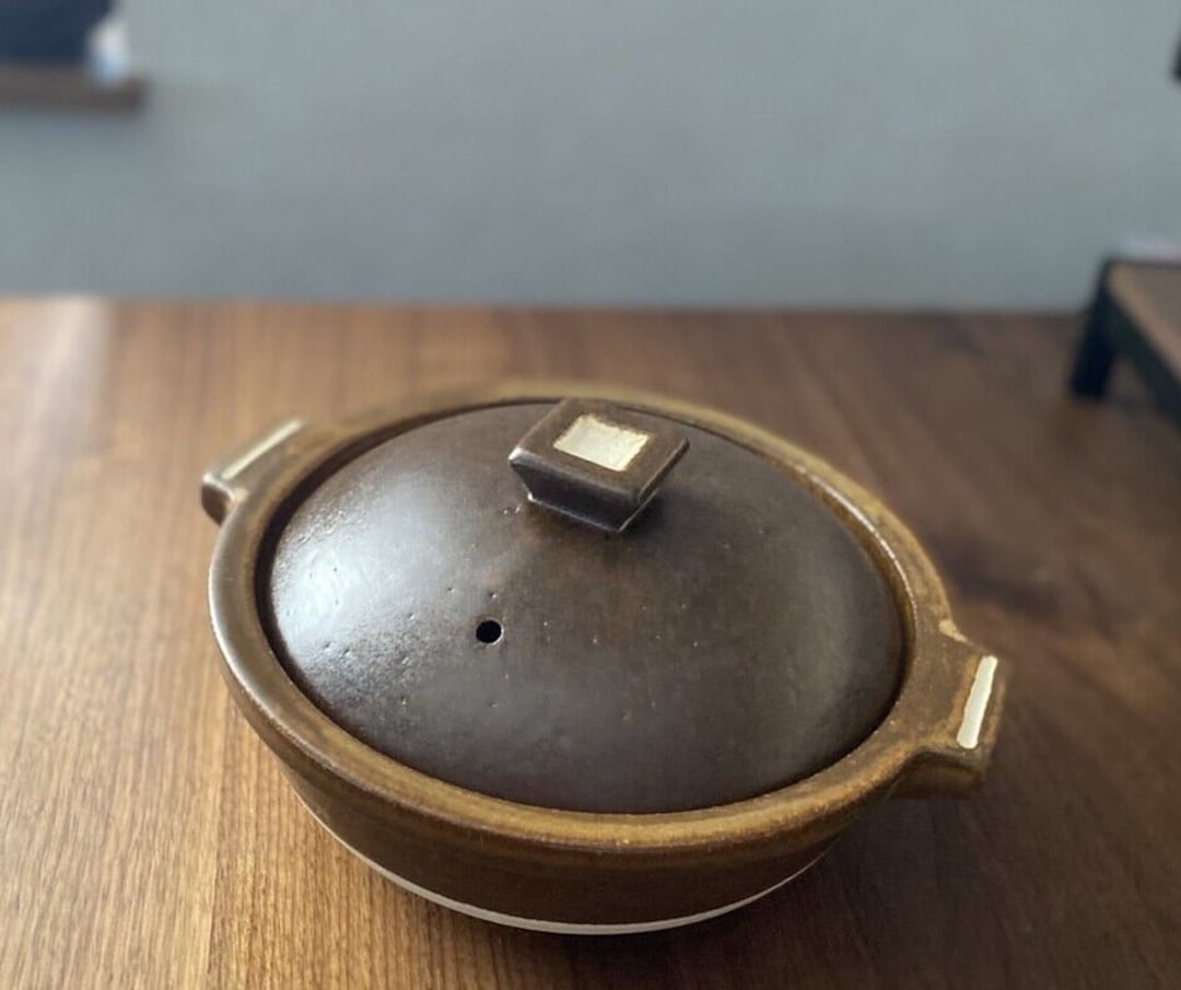 Shigaraki Yaki Stylish DONABE Japanese Earthen Pot Clay Pot Cooking ...