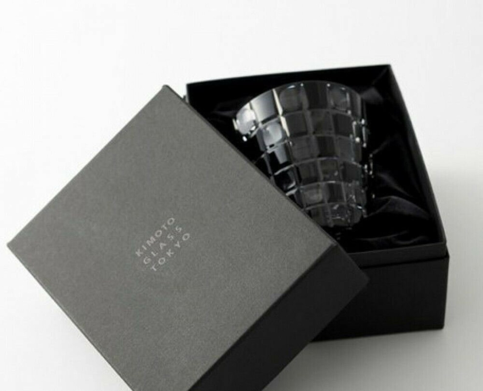 Edo Kiriko Japanese Black Ichimatsu Check pattern JapanGuinomi | Etsy